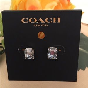 Coach | Jewelry | Coach Emerald Cut Crystal Set | Poshmark